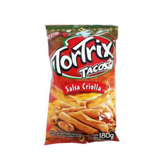 T TORTRIX TACOS CON SALSA CRIOLLA CORN CHIPS 32/6.35OZ – Comercial ...